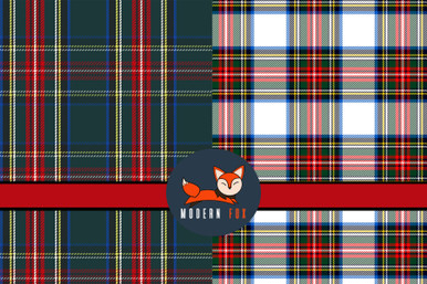 Green Plaids/Stripes (SHP58) - Modern Fox Fabrics