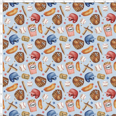 Baseball Cookout (BSB16) - Modern Fox Fabrics
