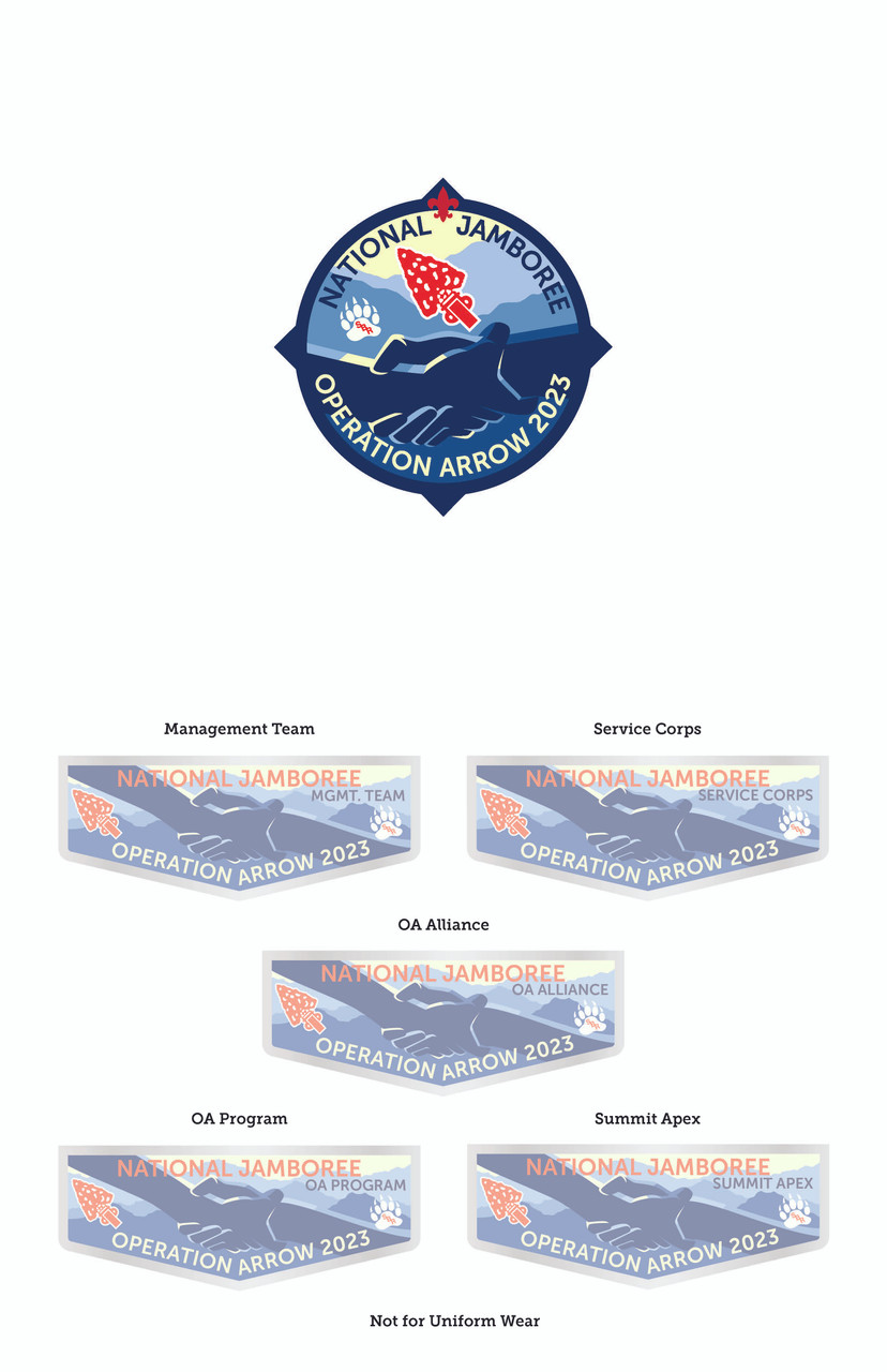 2023 Jamboree - Patch - 5 Flap Set - OA Trading Post