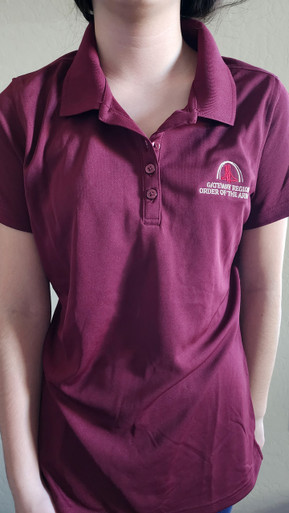 Burgundy Polo Shirt - Womens- Gateway Region - OA Trading Post