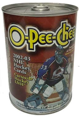 2002-03 O Pee Chee Hockey Tin Box