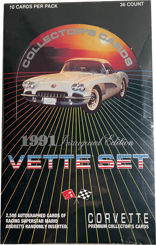1991 Chevrolet Corvette Vette Set Trading Cards Box