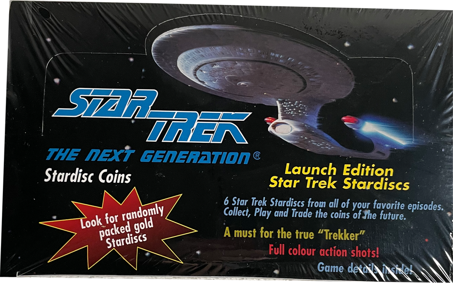 1994 Star Trek: Next Generation Stardisc Coins Box