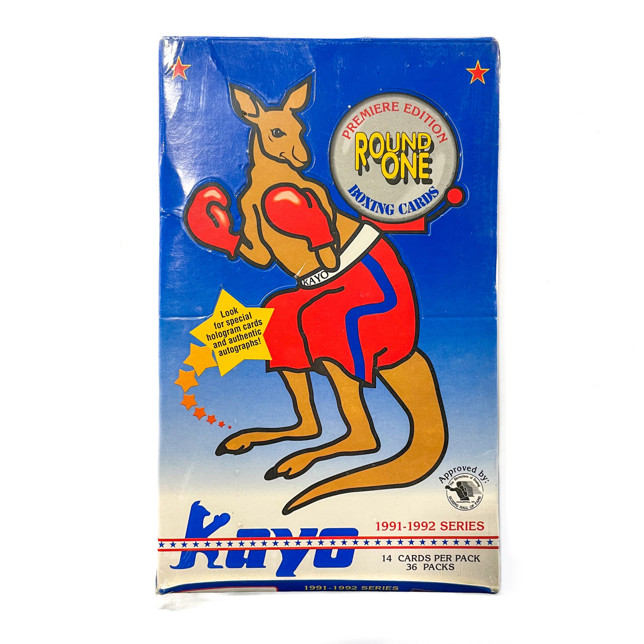 1991-92 Kayo Round On Boxing Card Box