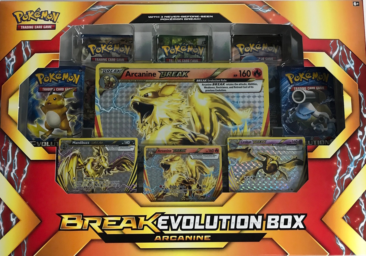 Break Evolution Arcanine Box Gift Set Pokemon