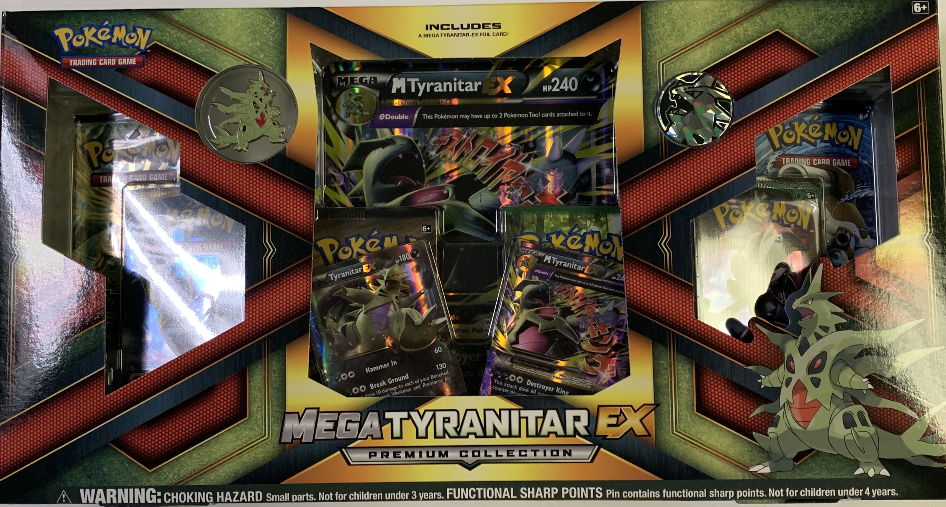 Mega Tyranitar EX Premium Collection Box Gift Set Pokemon