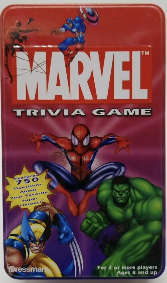 2003 Pressman Marvel Trivia Game