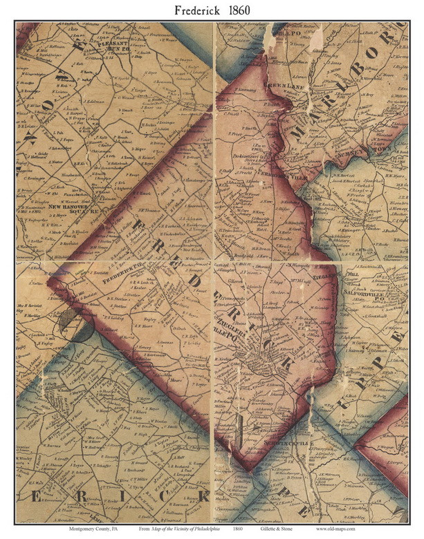 Pennsylvania Map Of Frederick Pennsylvania Interactive Ecoregions Map