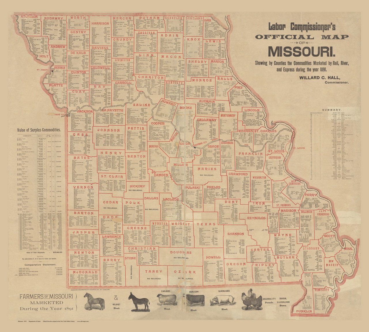 1892 Map Of Springfield Missouri Map Of Springfield Hi Res Stock