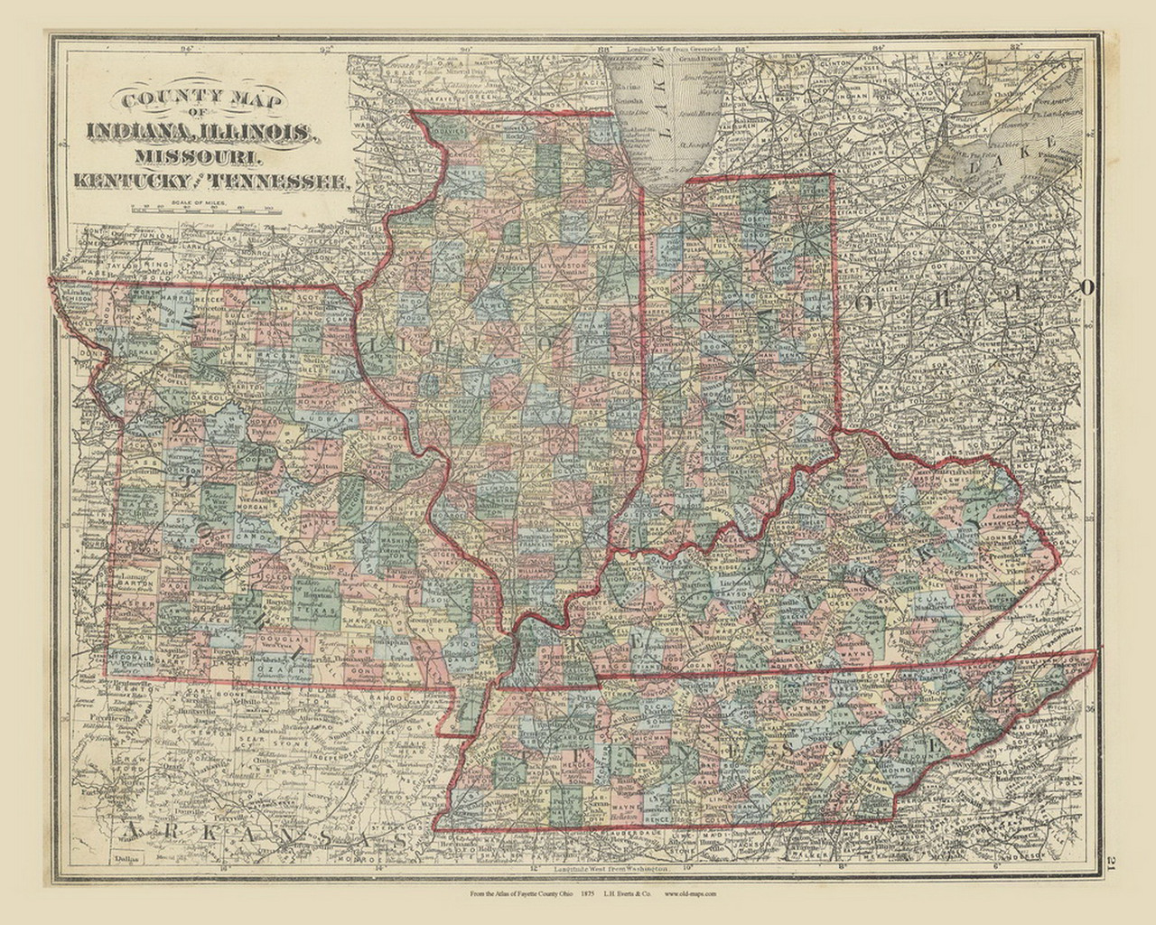 Casey County Map Of Missouri