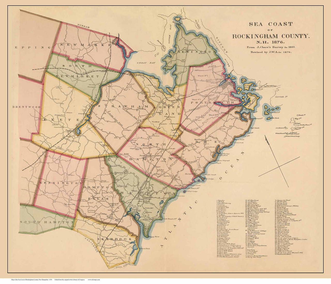 Old Maps Of Rockingham County