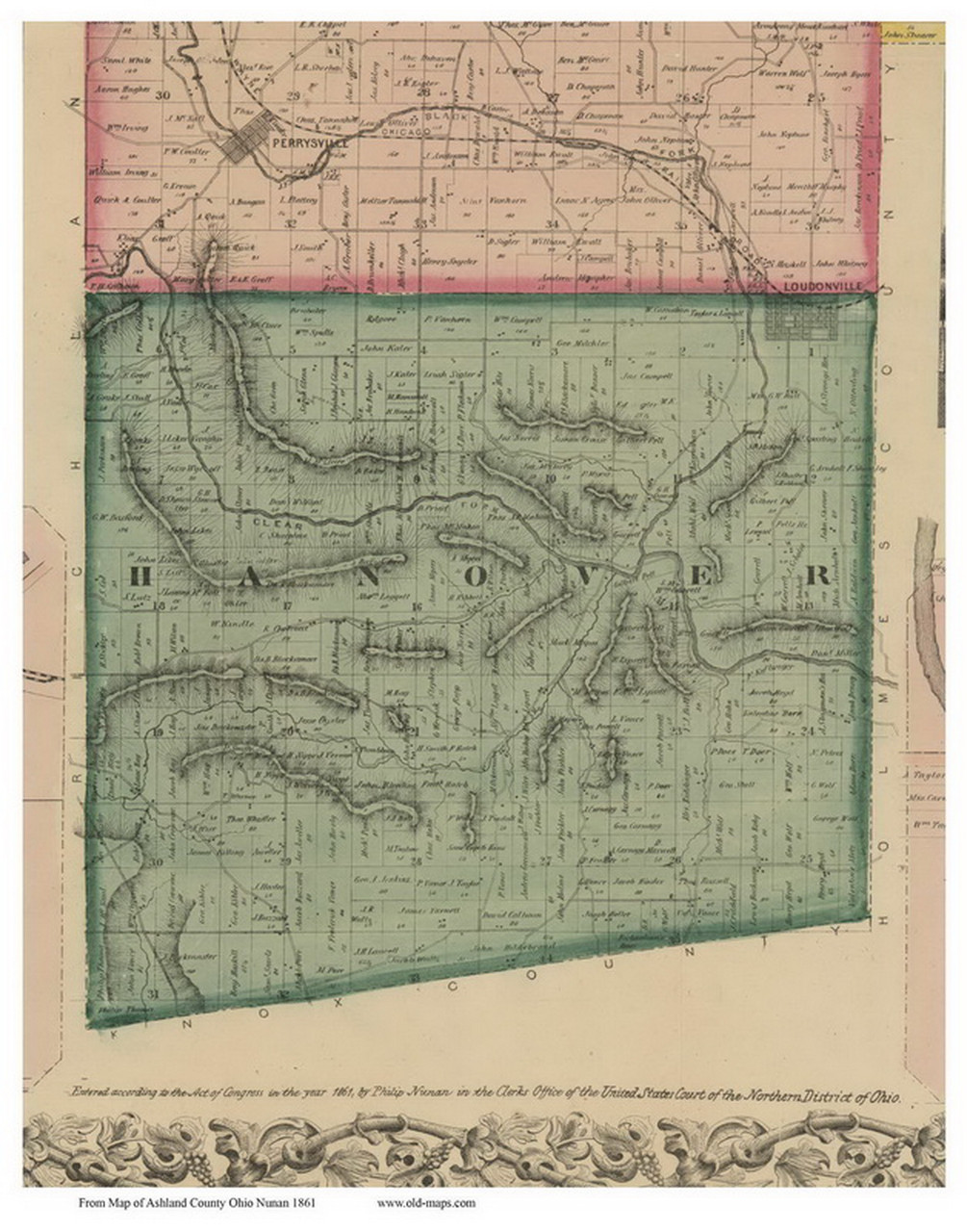 Ashland Ohio Map
