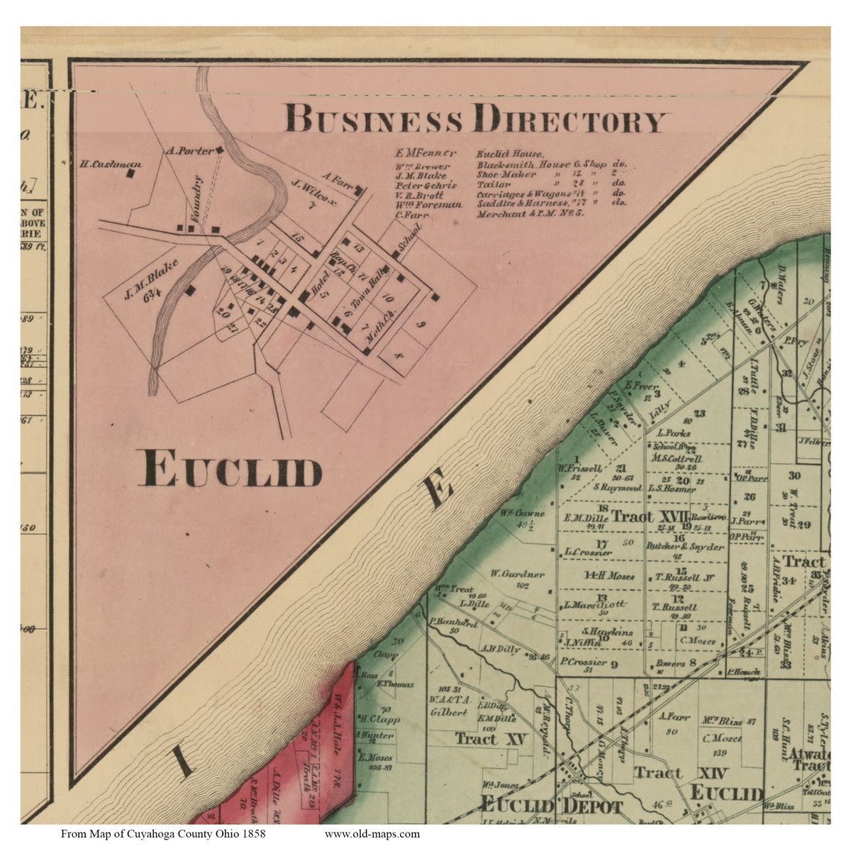Euclid Ohio Map