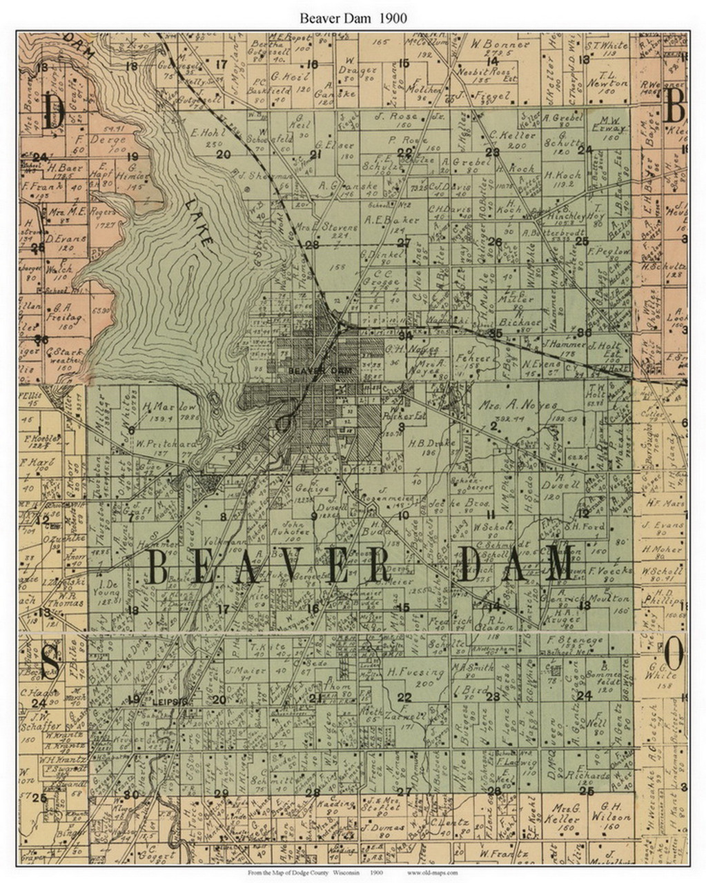 Old Beaver Dam Map Ice Conditions On Beaver Dam Lake 'dangerous' After