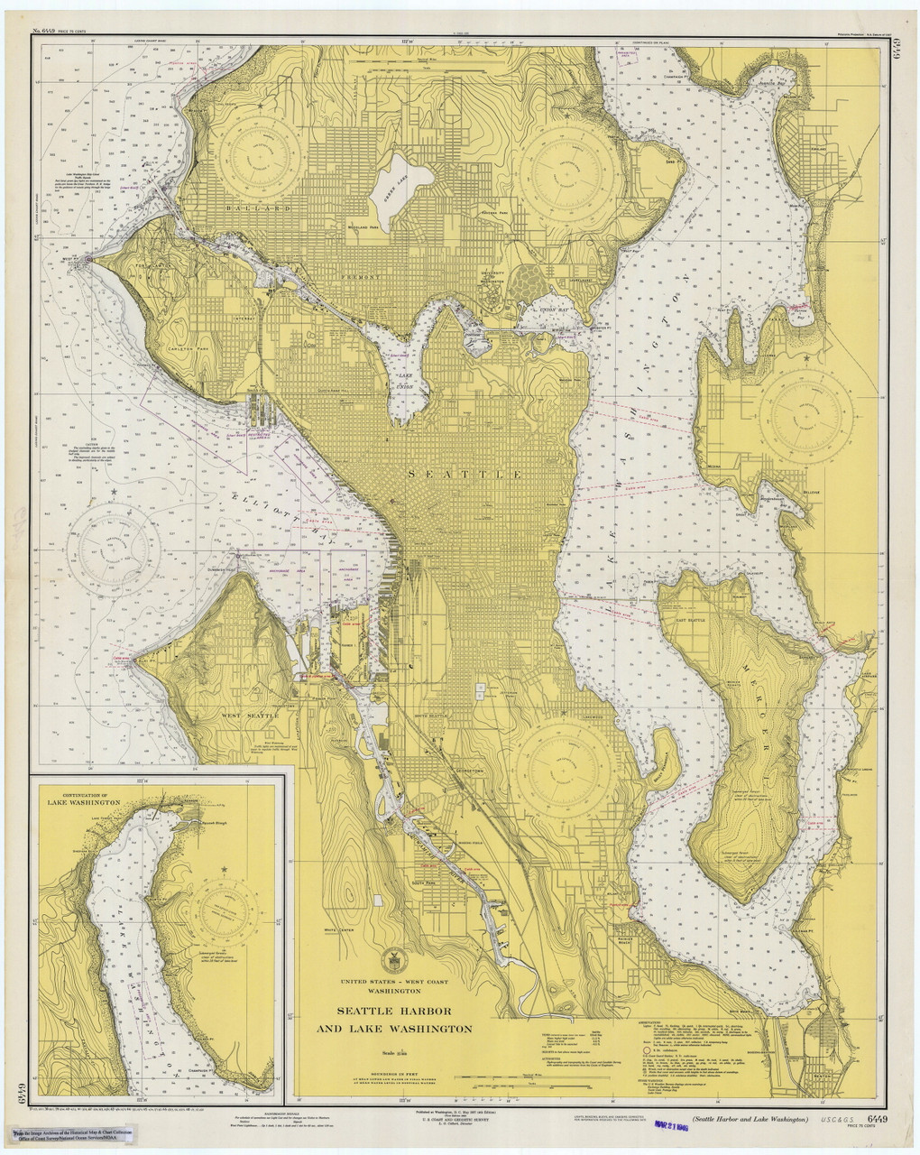 Map Lake Washington Seattle Lake Washington Washington, Rustic Wood