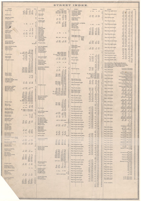 Street Index 2, 1897 - Old Street Map Reprint - 1897 Bromley Atlas of ...
