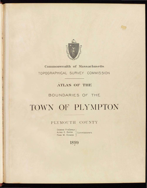 P - Plympton, ca. 1900 - Massachusetts Harbor & Land Commission ...