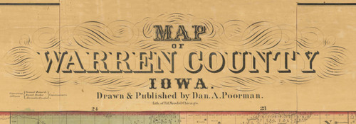 Title of Source Map - Warren Co., Iowa 1859 - NOT FOR SALE - Warren Co ...