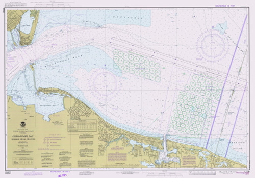 Thimble Shoal Channel 1977 - Old Map Nautical Chart AC Harbors 12256 ...