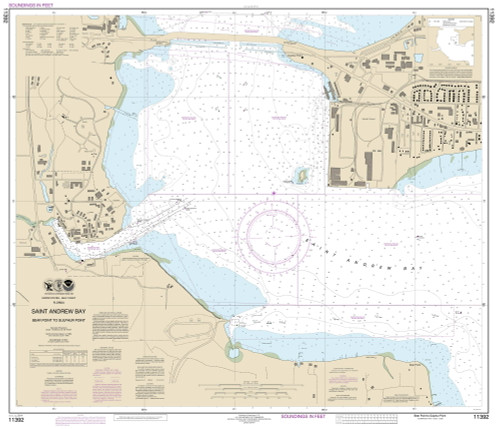 St Andrews Bay -Bear Point to Sulphur Point 2014 - Old Map Nautical ...