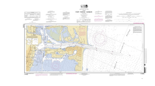 Fort Pierce Harbor 2009 - Old Map Nautical Chart AC Harbors 582-11475 ...