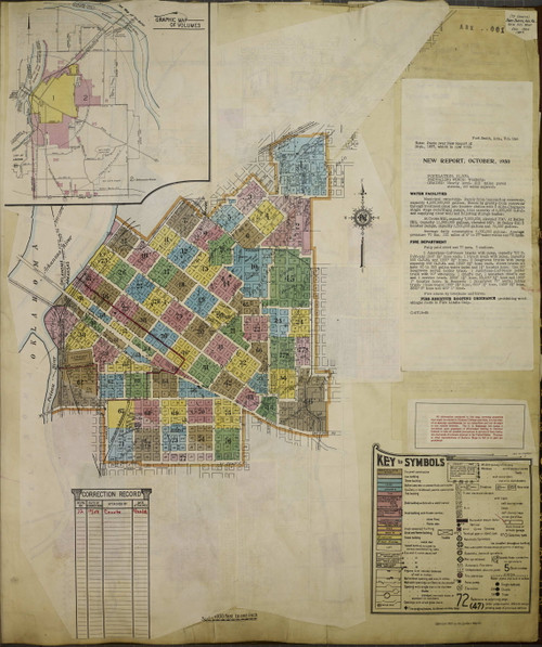Fort Smith, Arkansas 1950 01 - Old Map Arkansas Fire Insurance Index ...