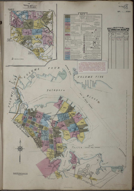 Baltimore, Maryland 05A 1951 - Old Map Maryland Fire Insurance Index ...