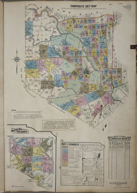Baltimore, Maryland 08 1950 - Old Map Maryland Fire Insurance Index ...