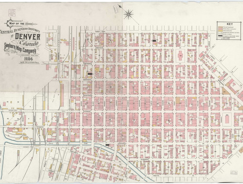 Denver, Colorado 1904 - Old Map Colorado Fire Insurance Index - OLD MAPS