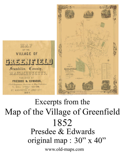 Excerpts from the Map of the Village of Grennfield - Greenfield ...