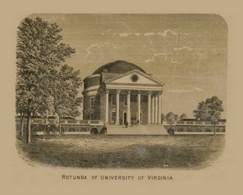 Rotunda at University of Virginia, Charlottesville - Albemarle County ...