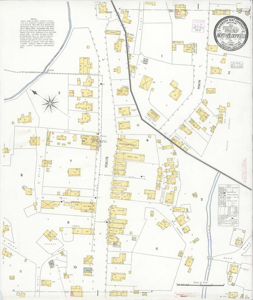 North Bloomfield California 1905 - Fire Insurance Index - Old Map ...