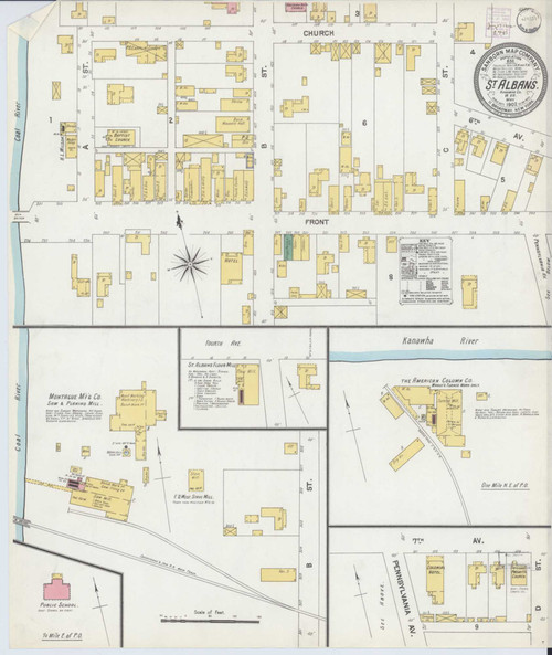 Saint Albans West Virginia 1902 - Fire Insurance Index - Old Map ...