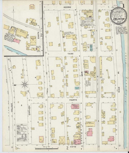 Emlenton Pennsylvania 1897 - Fire Insurance Index - Old Map Reprint ...