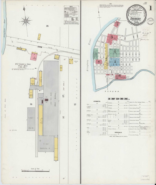 Oakmont Pennsylvania 1900 - Fire Insurance Index - Old Map Reprint ...