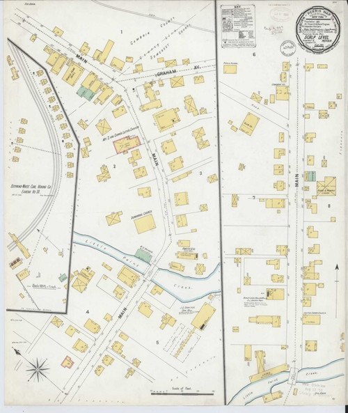 Scalp Level Pennsylvania 1899 - Fire Insurance Index - Old Map Reprint ...