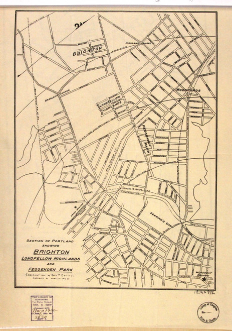 Portland 1902 Edwards - Old Map Custom Print - Maine Cities Other - OLD ...