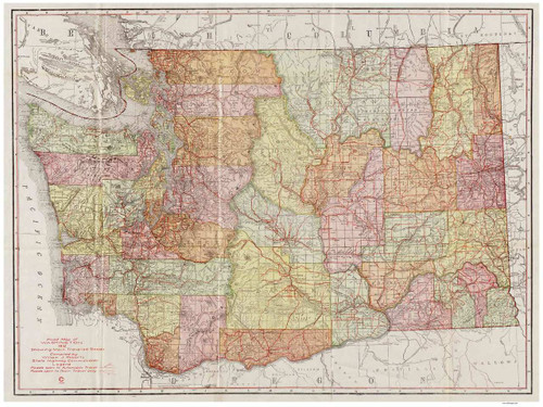 Washington State 1912 Washington State Highway Commission - Old State ...