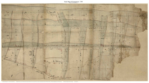 Early Map of Georgetown - 1799 - Washington DC - Old Map Reprint DC ...