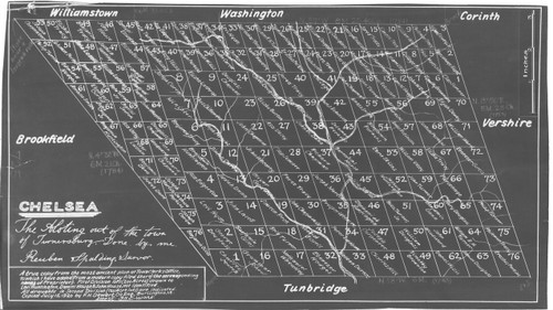 Chelsea Lotting Vermont Town Dewart - OLD MAPS