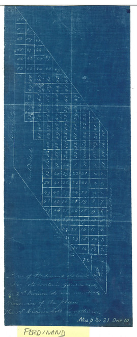 Ferdinand 2 Lotting Vermont Town Dewart - OLD MAPS