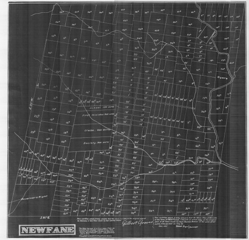 Newfane 1 Lotting Vermont Town Dewart - OLD MAPS