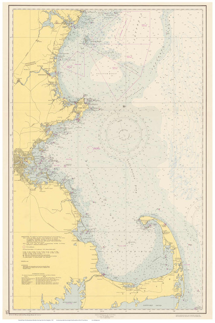 Massachusetts Shoreline, Cape Cod to New Hampshire 1951 - Old Map ...