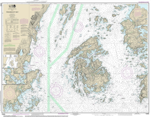 West Penobscot Bay 2014 - Old Map Nautical Chart AC Harbors 3 310 ...