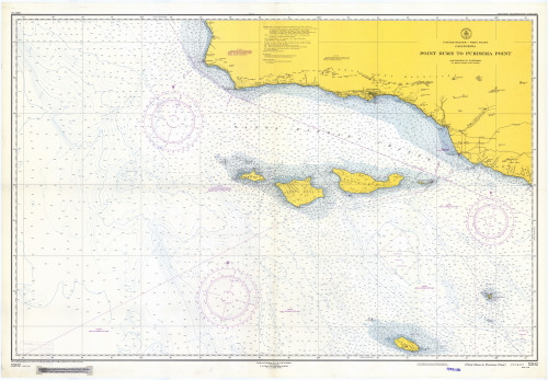 Point Dume to Purisma Point 1940 Nautical Map Reprint 5202 California ...