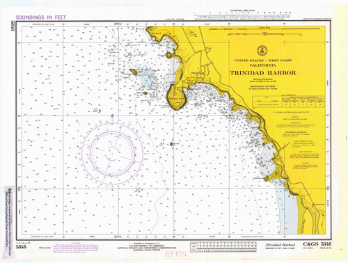 Trinidad Harbor 1971 - Old Map Nautical Chart PC Harbors 5846 ...