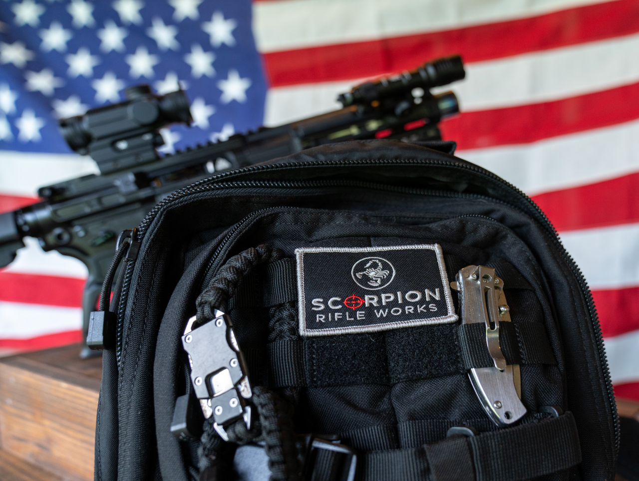 SCORPION RIFLE WORKS 3" Velcro Embroidered Patch