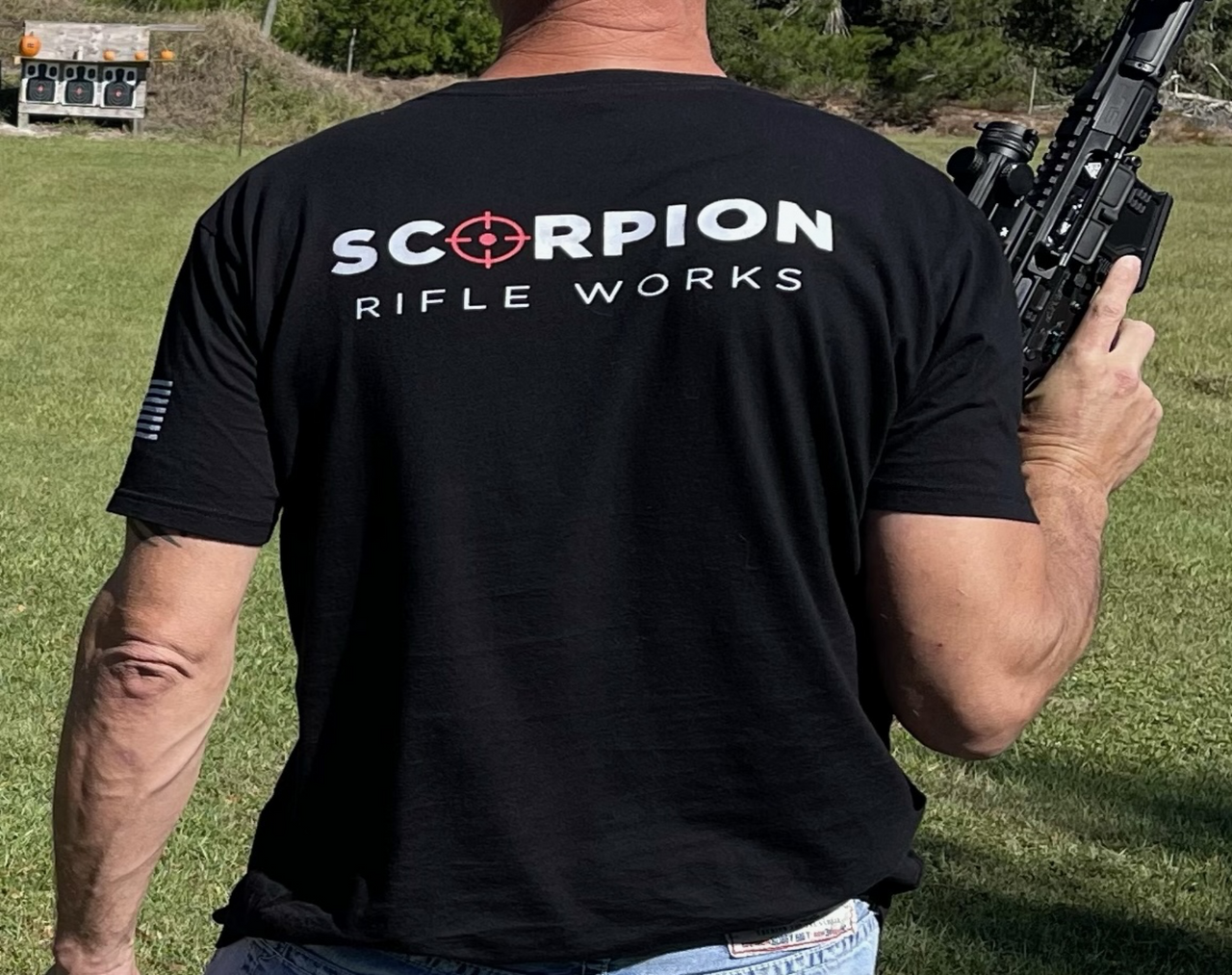 SCORPION RIFLE WORKS Cotton T-Shirts