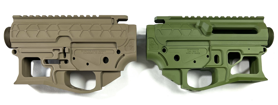 SCORPION LOGO SKELETON BILLET ALUMINUM AR GRIP