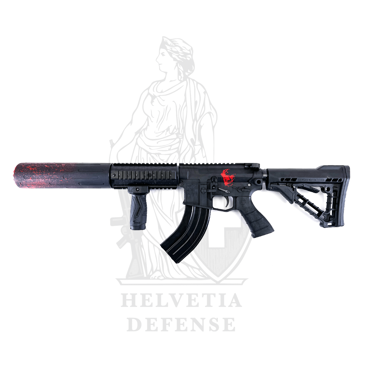 Assault Rifle MDC M47 SD Custom Red